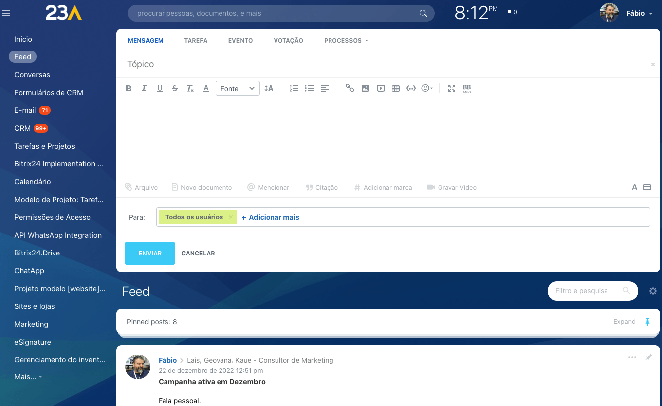 Saiba como utilizar o Bitrix24. Tutorial Detalhado